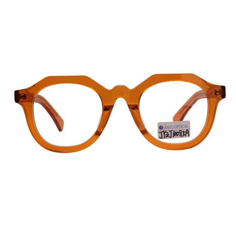 Special Shape Custom Logo Men Acetate Optical Glasses Jiayu